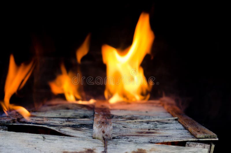 Blaze fire from flame. stock photo. Image of black, blast - 59728302