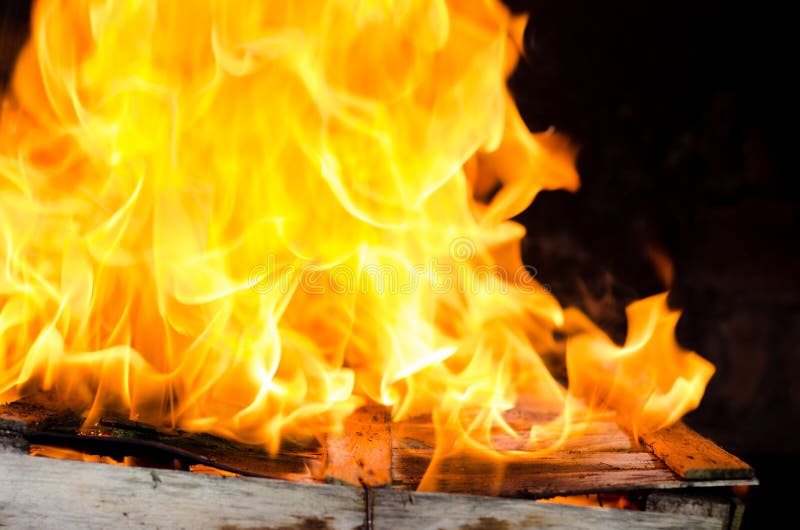 Blaze fire from flame. stock image. Image of power, place - 59729303