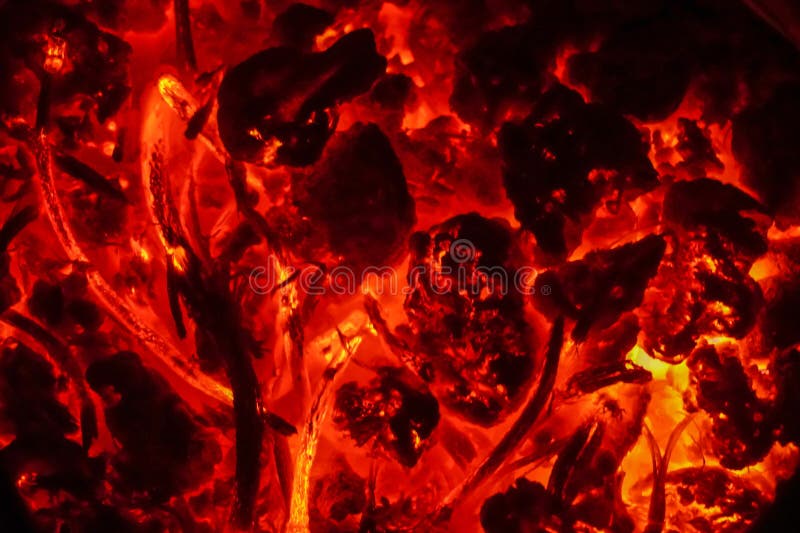 Fire Flame with Burning Red Hot Sparks Isolated on Black Background ...