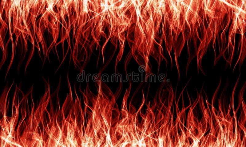 Blaze Fire and Flame Texture Background. Fire with Black Smoke Dust and ...