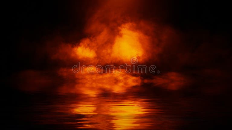 Blaze Fire Flame Texture Overlays on Isolated Background with Water ...