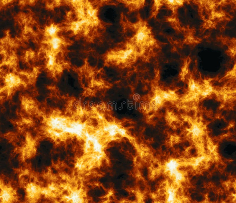 Blaze Fire Flame Texture on Isolated Background with Water Reflection ...
