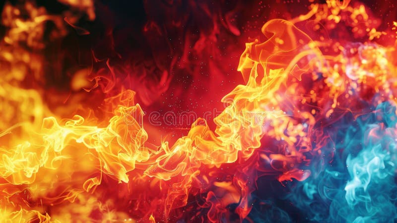 A Blaze of Vibrant Colors Erupts in a Mesmerizing Thermal Heat Map ...