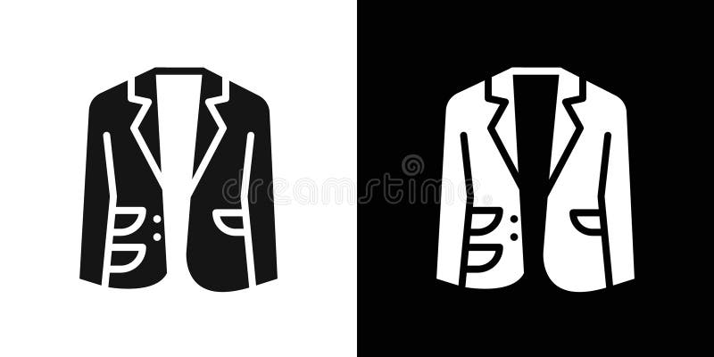 Blazer Icon Logo Set Vector Stock Vector - Illustration of style ...