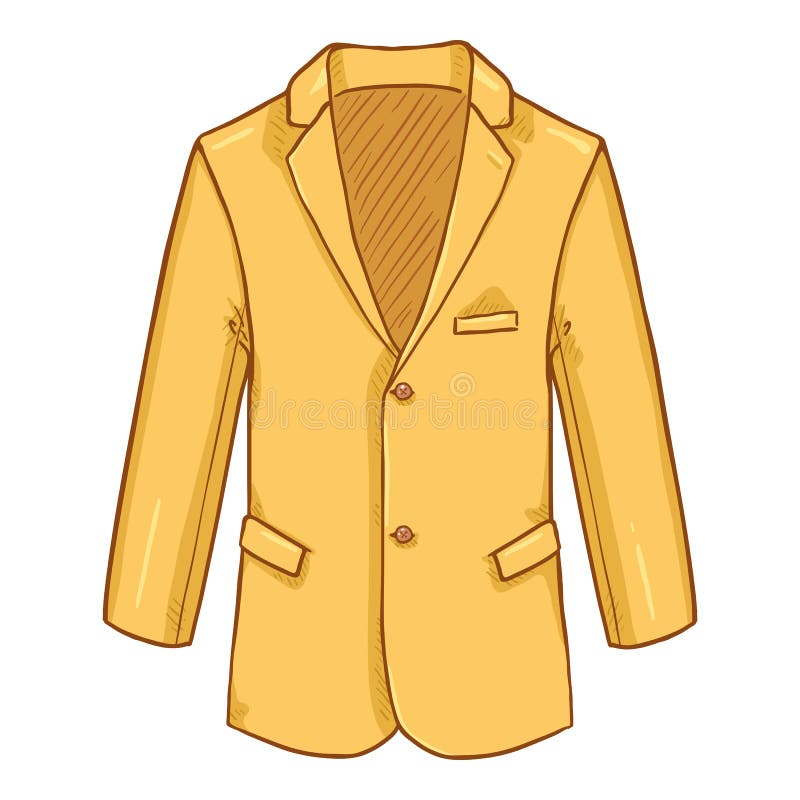 Blazer. Suit Jacket Vector Cartoon Illustration Stock Vector ...