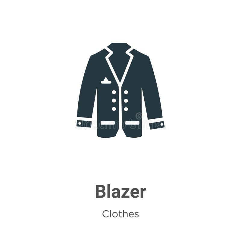 Blazer Icon in Filled, Thin Line, Outline and Stroke Style. Vector ...