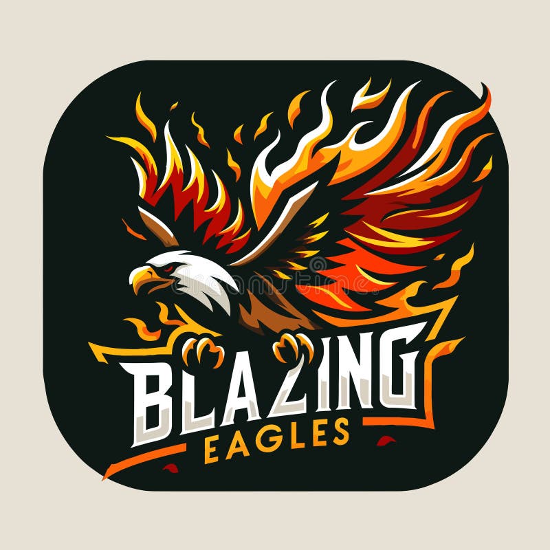 Blazing Eagles Stock Illustrations – 4 Blazing Eagles Stock ...