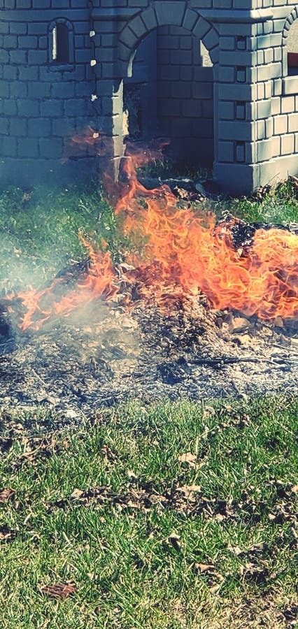 Blazing embers of smoke stock photo. Image of home, smoke - 177988510