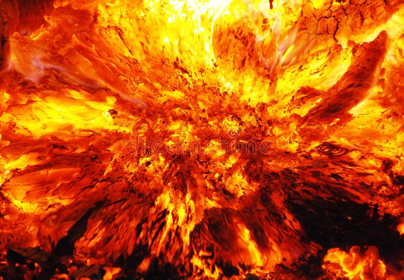 Blazing fire stock photo. Image of inferno, fire, fiery - 6682508