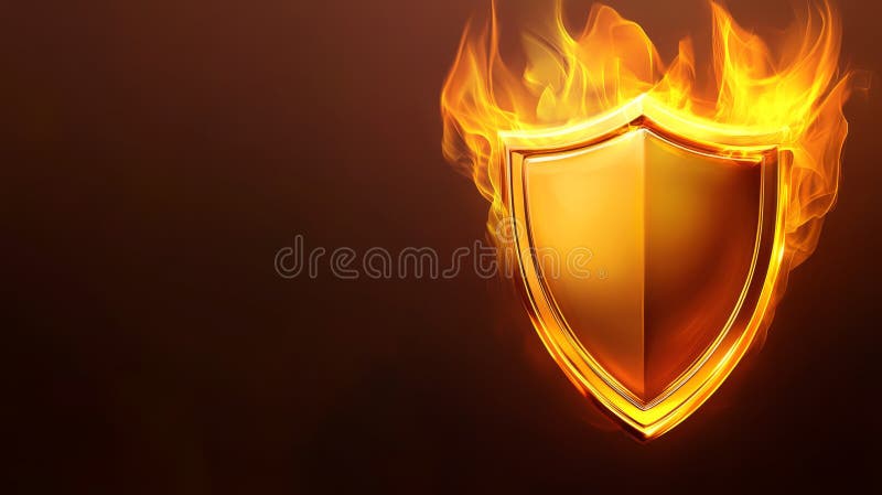 Blazing Fire Shield Protection Security and Safety Embodied in Powerful ...