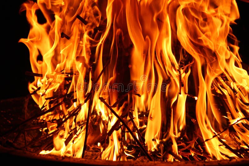 Blazing Flames As a Background Stock Photo - Image of flame, embers ...