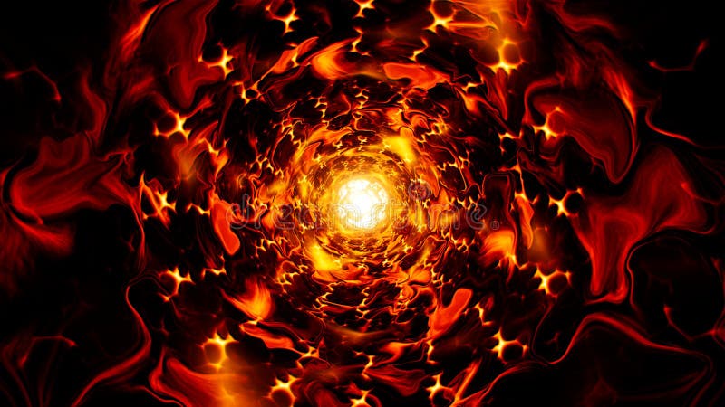 Blazing and Glowing Fire Background Stock Illustration - Illustration ...
