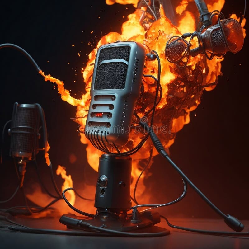 Blazing Microphone Stock Photos - Free & Royalty-Free Stock Photos from ...