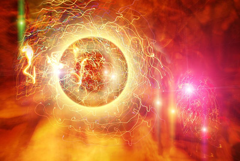 Red mystic background stock illustration. Illustration of graceful ...