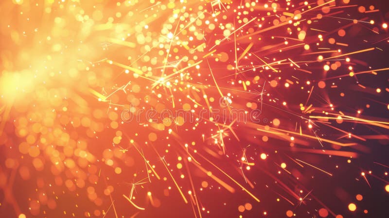 The Fire and Sparks Explosion.AI Generated Image Stock Photo - Image of ...