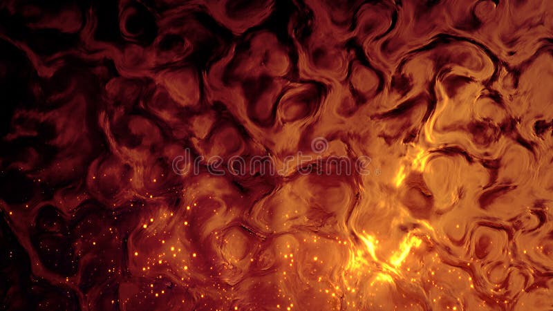 Blazing Red and Orange Strange Lines Texture - Abstract 3D Illustration ...
