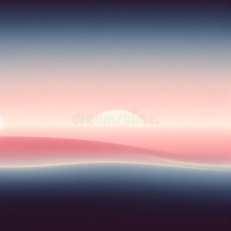Blazing Sunset. stock illustration. Illustration of atmosphere - 323717305