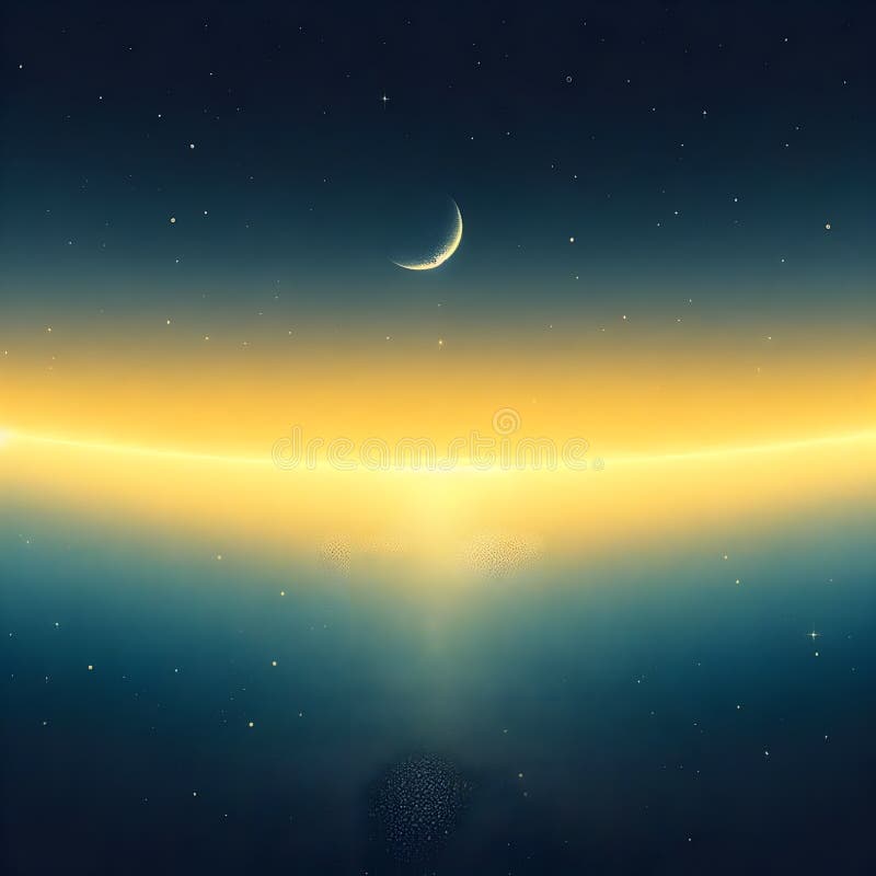 Blazing Sunset. stock illustration. Illustration of celestial - 323717309