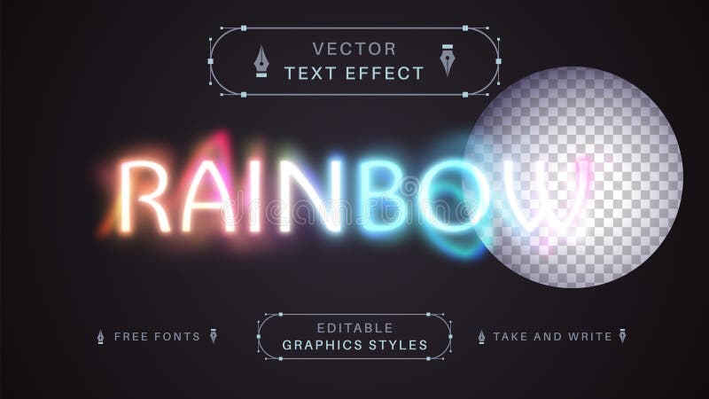 Editable Text Lights Stock Illustrations – 447 Editable Text Lights ...