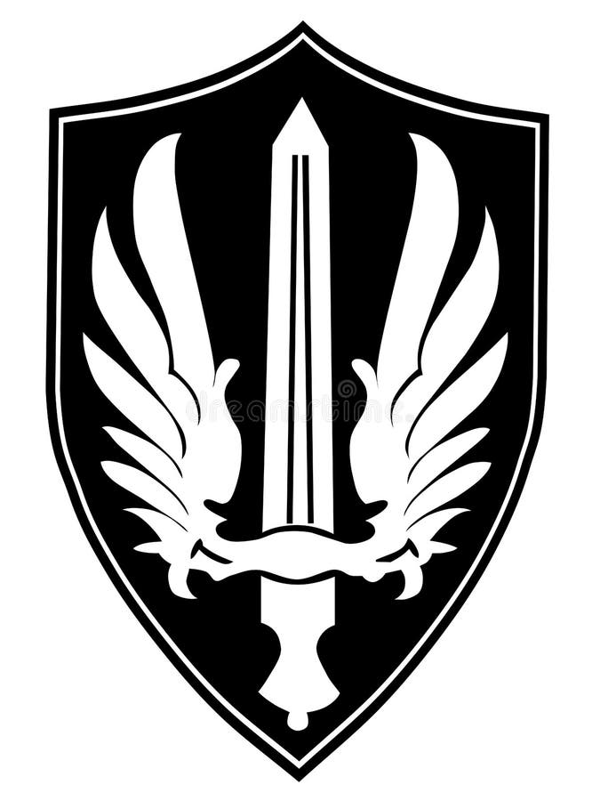 Blazon stock abbildung. Illustration von graphik, blatt - 37075626