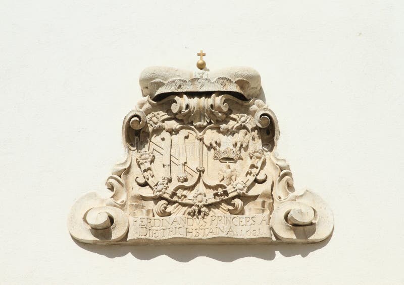 Blazon stock image. Image of sword, escutcheon, crest - 53564909