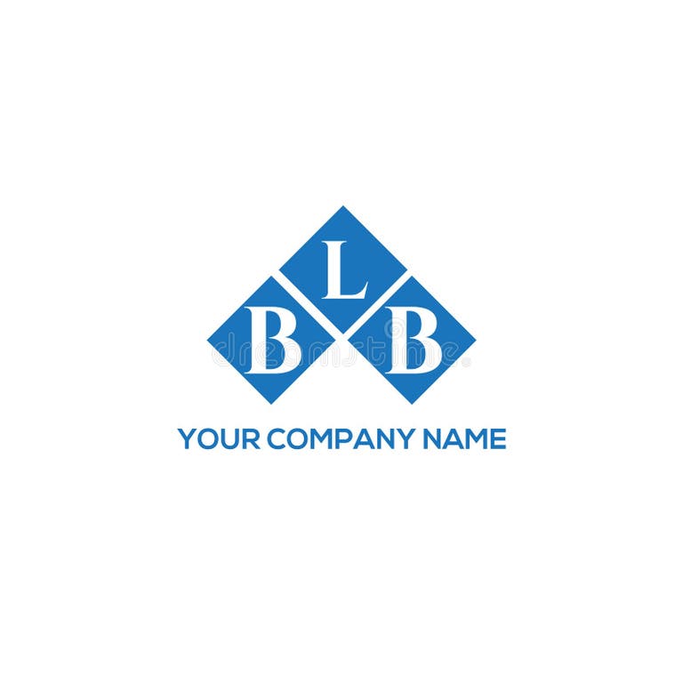 BLB Letter Logo Design on WHITE Background. BLB Creative Initials ...