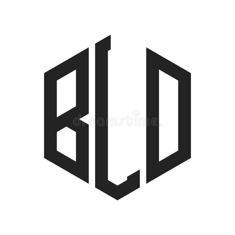 BLD Logo Design. Initial Letter BLD Monogram Logo Using Hexagon Shape ...