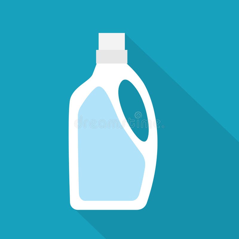Bleach bottle icon stock vector. Illustration of powder - 136841395