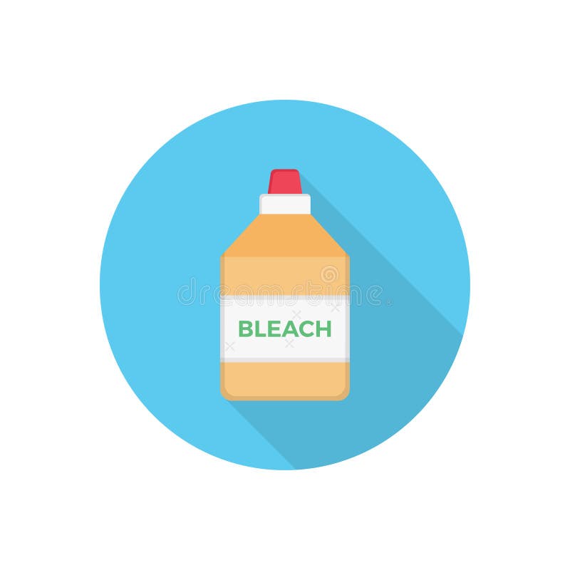 Bleach Vector Flat Colour Icon Stock Vector - Illustration of chore ...