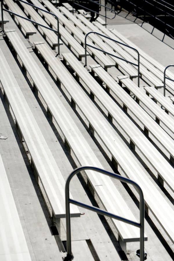 Empty stadium bleachers stock photo. Image of aluminum - 900844