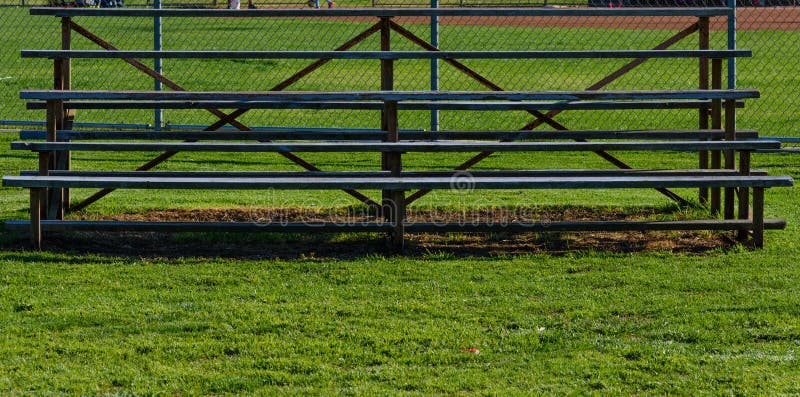 Small bleachers stock photo. Image of bench, blank, green - 44192356