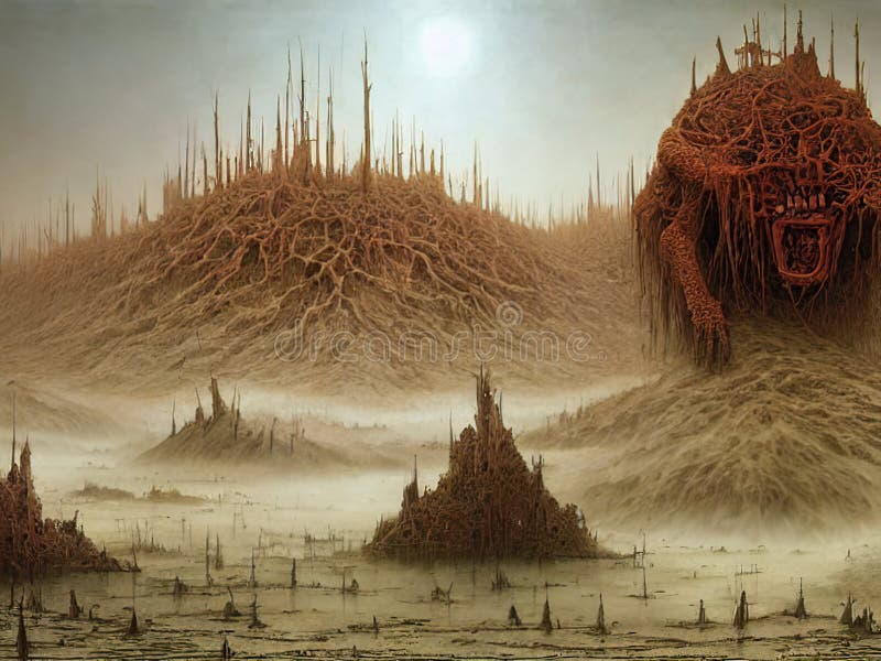 Dystopian Environment Stock Illustrations – 382 Dystopian Environment ...