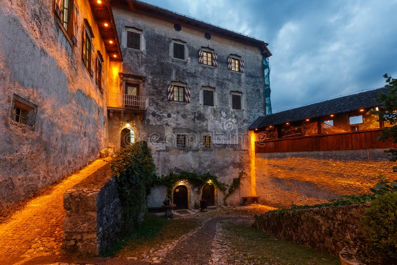 Bled Castle Blejski Grad in Bled Stock Photo - Image of fortification ...
