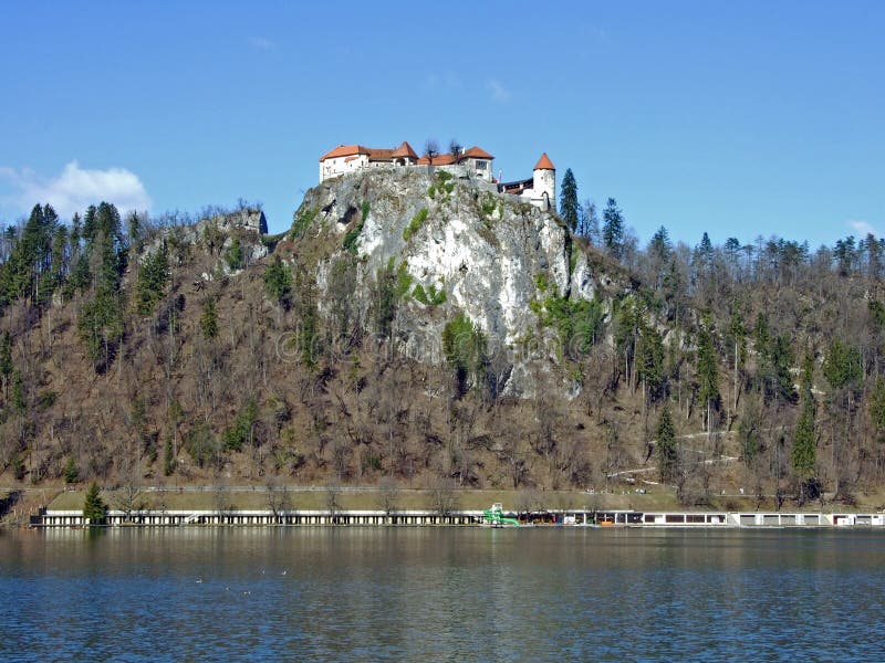 Bled Castle Blejski Grad, Die Burg Von Bled Oder Burg Veldes - Bled ...