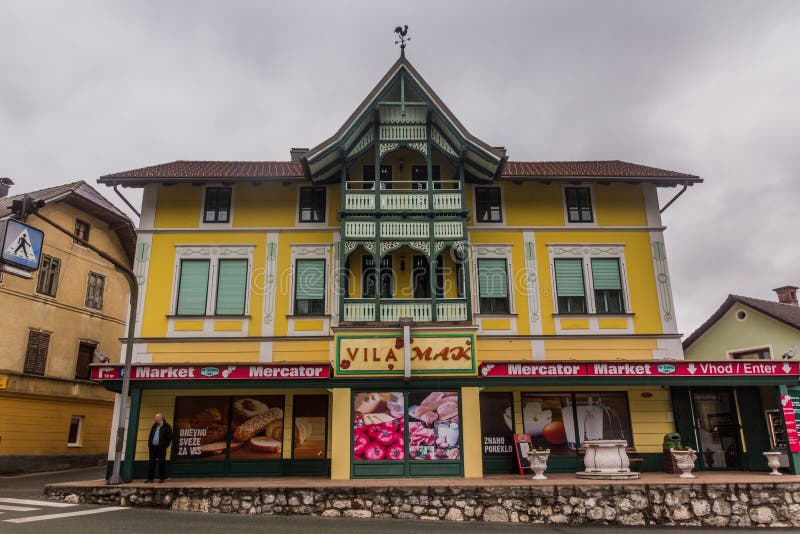 BLED, SLOVENIA - MAY 21, 2019: Old House in Bled, Sloven Editorial ...