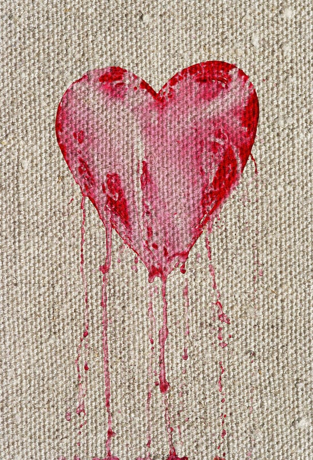 Broken Heart - Bleeding Heart Stock Photo - Image of bleeding ...