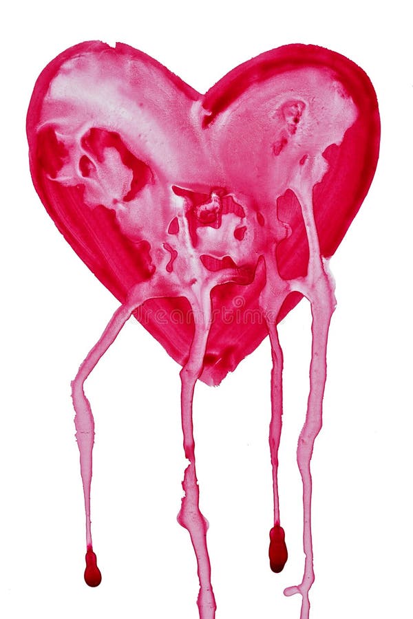 Broken Heart - Bleeding Heart Stock Photo - Image of bleeding ...