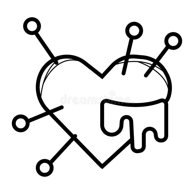 Bleeding Heart icon stock illustration. Illustration of drip - 143344977