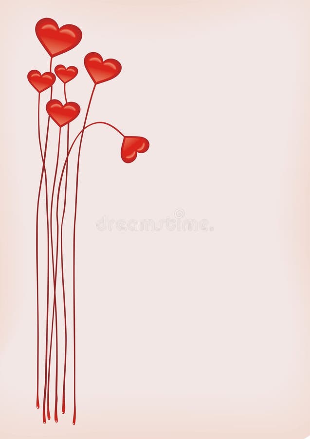 Bleeding hearts stock vector. Illustration of floral - 12867629
