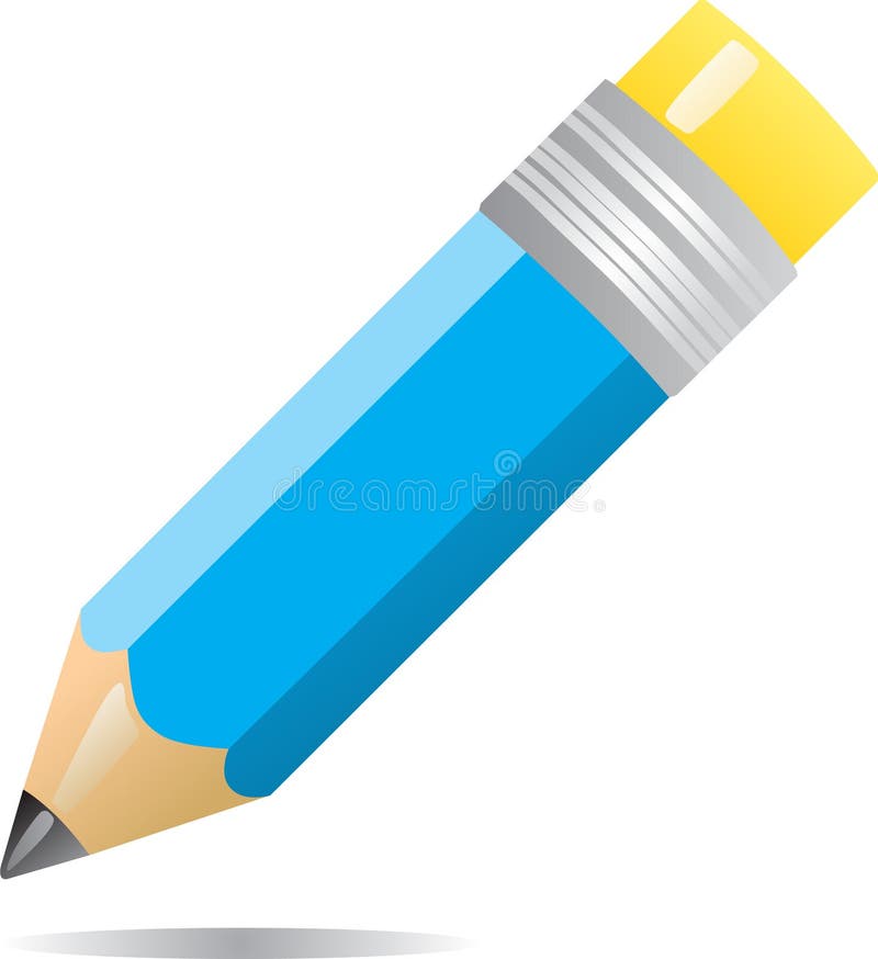 Bleistift vektor abbildung. Illustration von aufmerksamkeit - 20137849