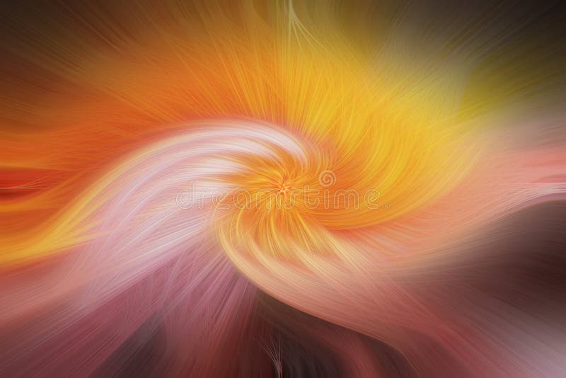 A Blend Of Beautiful Colors Forming A Powerful Abstract Image Stock