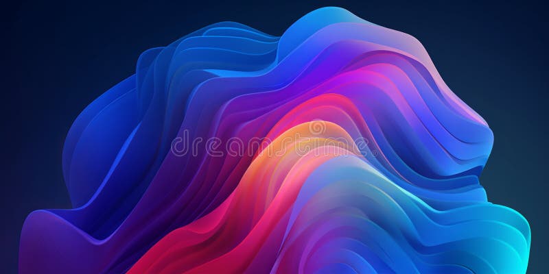 Blend Gradient Bend Background for Digital Wallpaper Design. Space ...