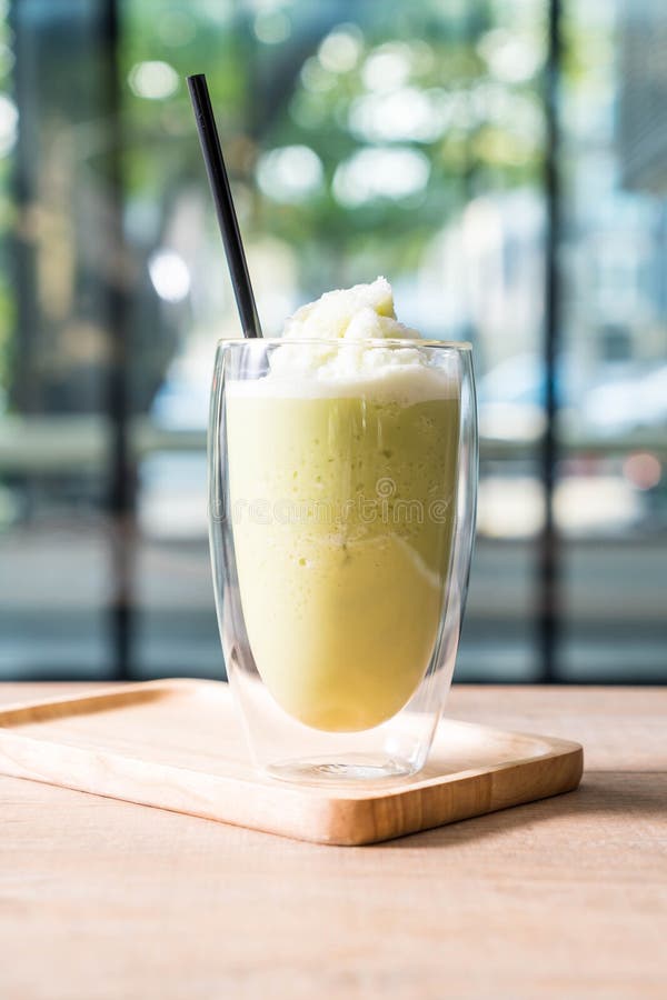 Blend green tea milkshake stock photo. Image of tasty - 114384876