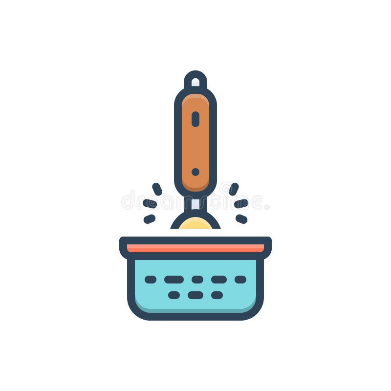 Color Illustration Icon for Blend, Mix and Cooking Stock Illustration ...