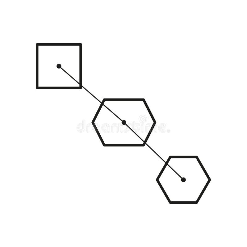 Blend Icon. Transition of a Shape into Another Shape. Vector ...