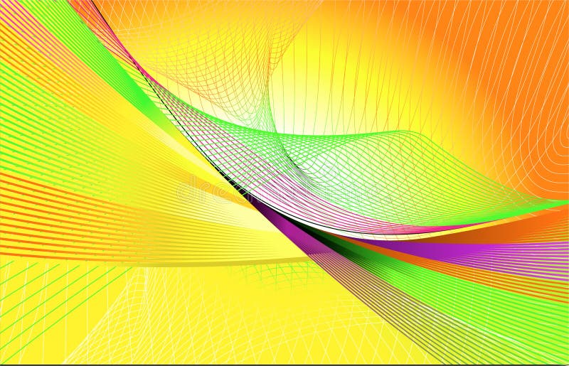 Blend Lines in High Light Background Stock Vector - Illustration of ...