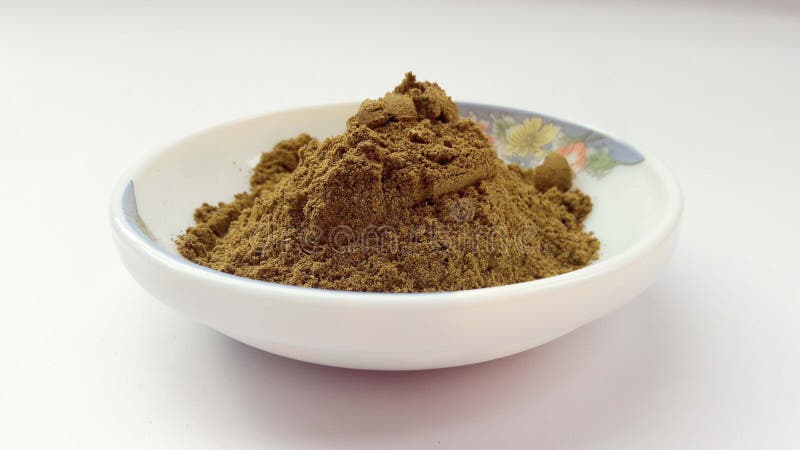 Blend Mix Spices Powder on White Background Stock Photo - Image of ...