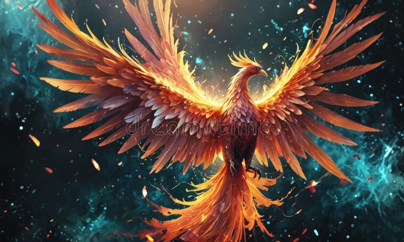 Phoenix stock illustration. Illustration of decorating - 330496474