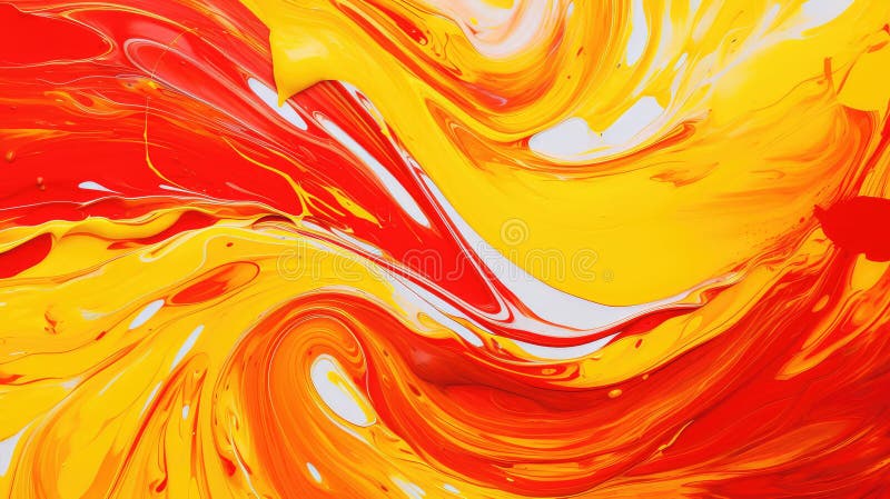 Blend yellow red swirl stock illustration. Illustration of aesthetic ...