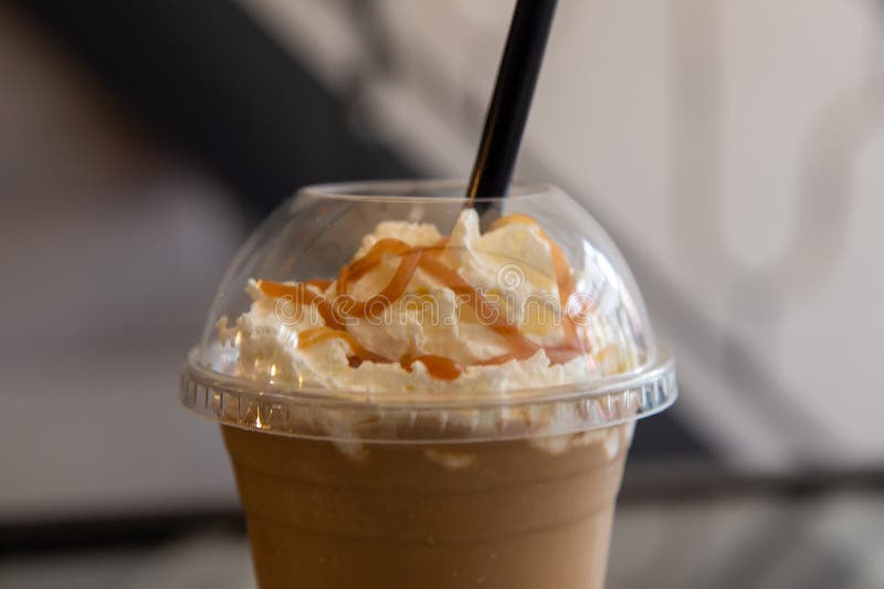 Blended Iced Coffee stock photo. Image of whipped, flavored - 278838504